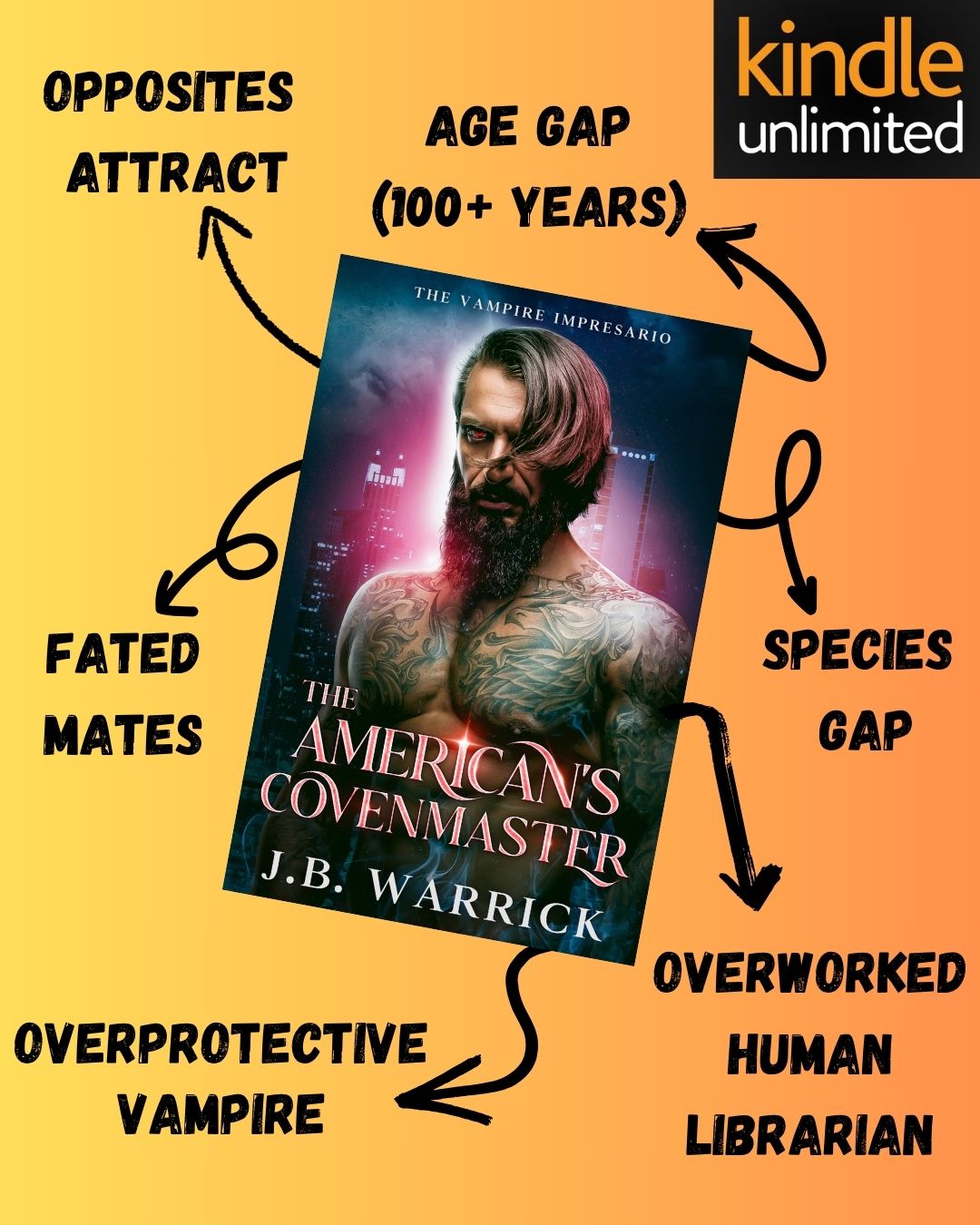 J.B. Warrick | MM Paranormal and Fantasy Romance